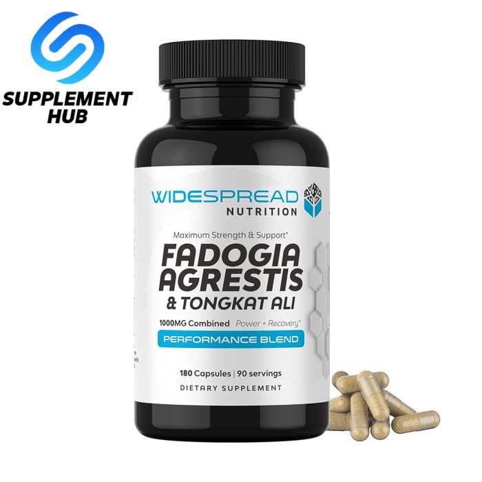 Jual Widespread Fadogia Agrestis 600mg Tongkat Ali 400mg 180 Capsules ...