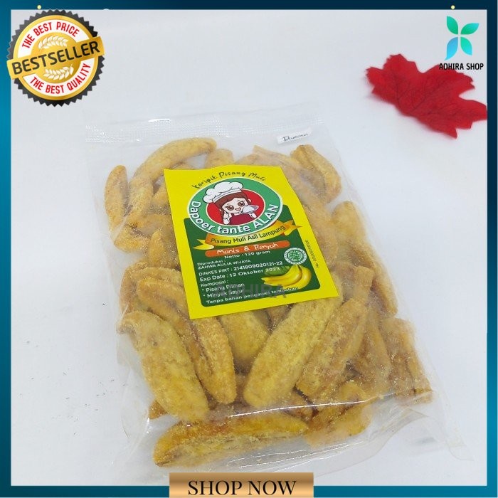 Jual Keripik Pisang Muli Manis Khas Lampung Kripik Pisang Muli ...