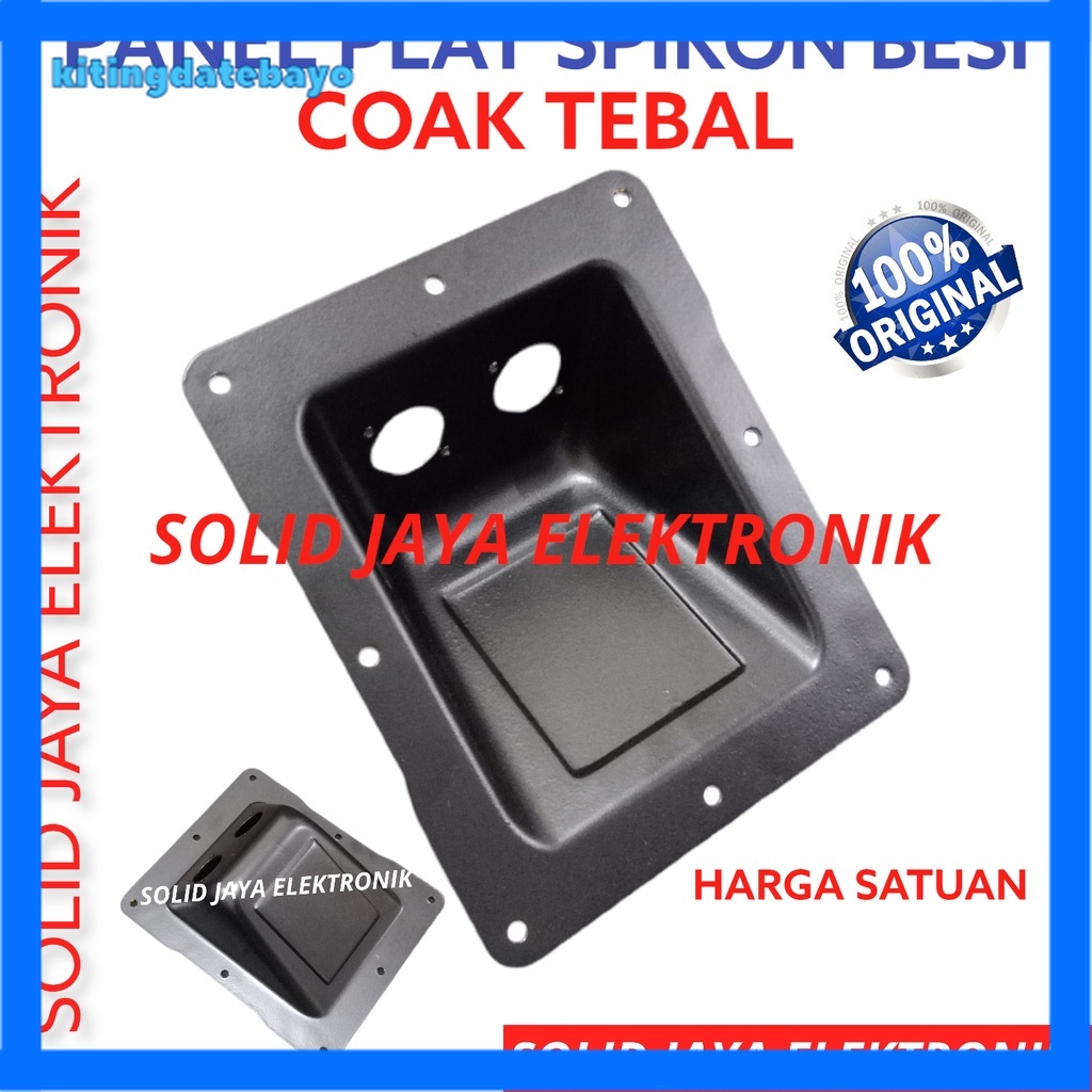 Jual Panel Plat Besi Coak Spikon Pelat Besi Terminal Speakon Spicon ...