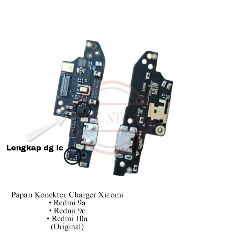 Jual Pcb Konektor Charger Papan Con Cas Xiaomi Redmi 9a 9c 10a