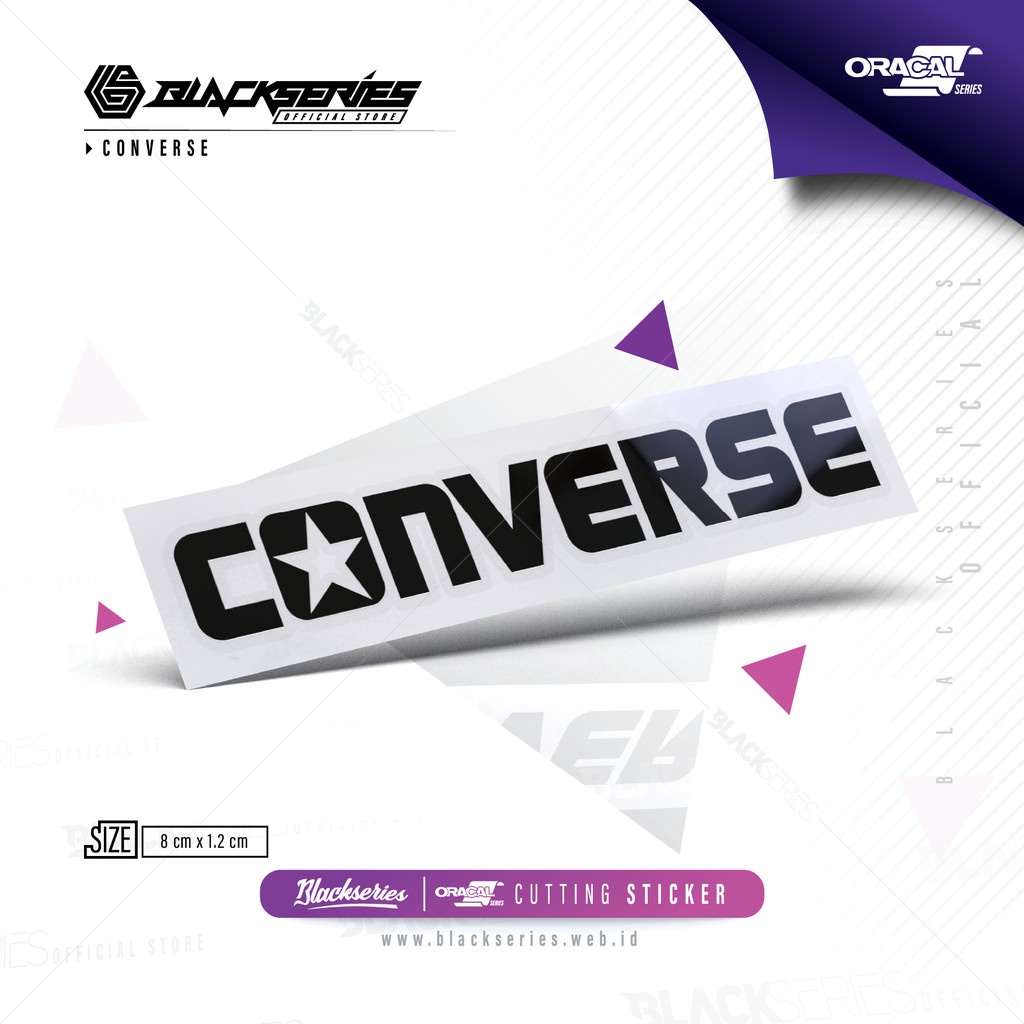 Jual Stiker Converse | Cutting Sticker Converse | Converse Logo ...