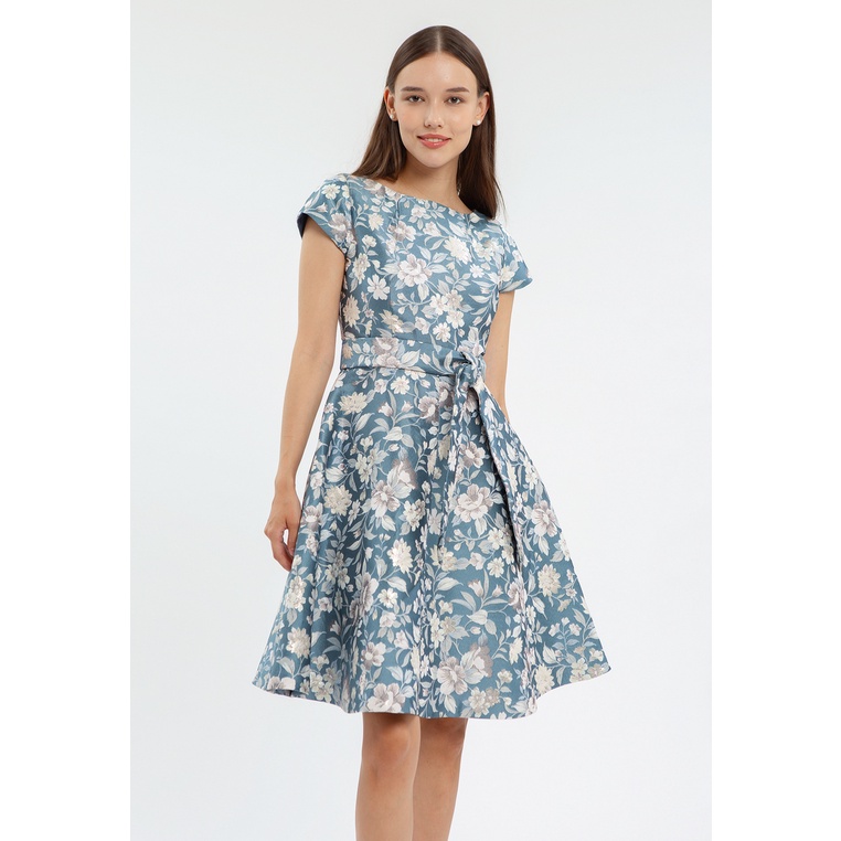 Jual Minimal Aurora Dress French Blue | Shopee Indonesia