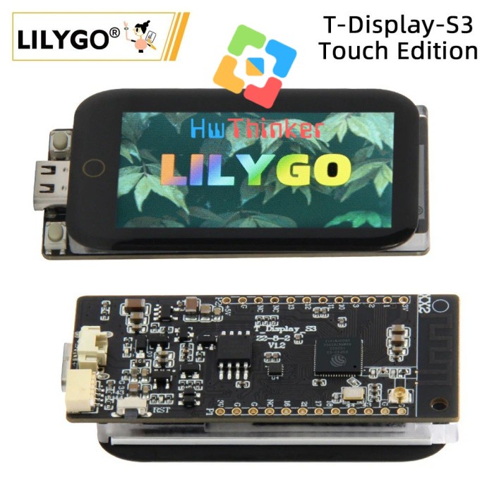 Jual LILLYGO T-Display-S3 Touch Screen ESP32 S3 WIFI Bluetooth 1.9 Inch LCD | Shopee Indonesia