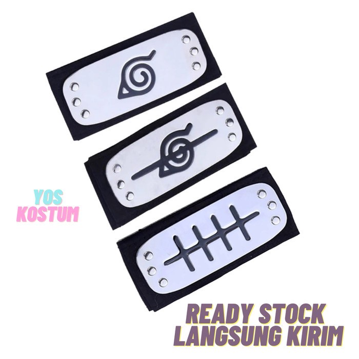 Jual Ikat Kepala Naruto Konoha Murah Headband Akatsuki Pain Cosplay ...