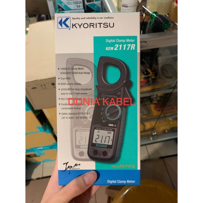 Jual Tang Ampere Amper Kyoritsu 2117R Digital Clamp Meter kew 2117 R ...
