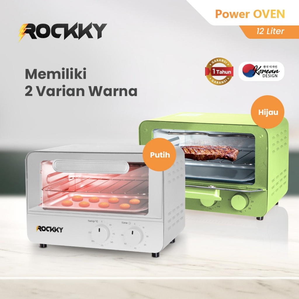 Jual BOLDE Rockky Power Oven Listrik 12L RKY12 (Oven Low Watt) | Shopee ...