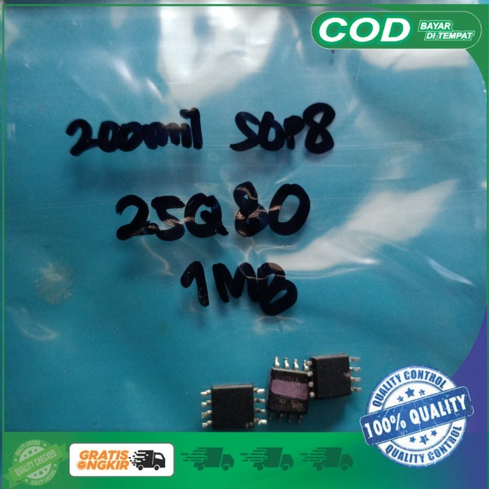 Jual GD25Q80 W25Q80 MX25L80 EN25F80 1MB IC BIOS EPROM SPI FLASH ...
