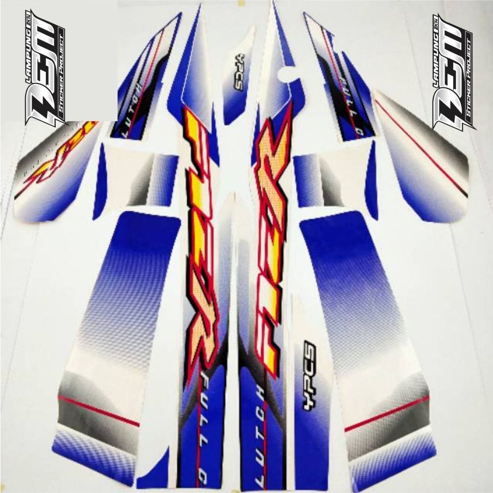 Jual striping yamaha fizr f1zr fiz r putih biru 2003 body standar ...