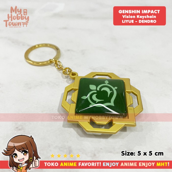 Jual HT97 Gantungan Kunci Vision Genshin Impact Liyue Glow In The Dark ...