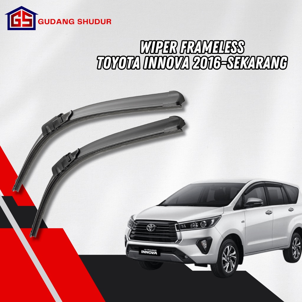 Jual Wiper Mobil Frameless Toyota Kijang Innova Reborn 2016 - Sekarang ...