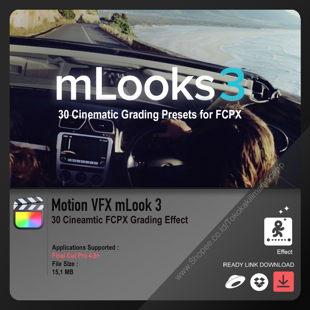 Jual Motion VFX mLook 3 for FCPX | Shopee Indonesia