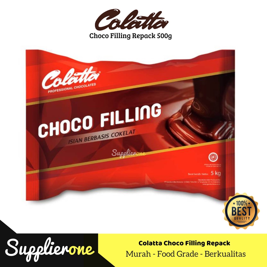 Jual Colatta Choco Filling Repack 500g/ Coklat Filling / Filling Coklat ...