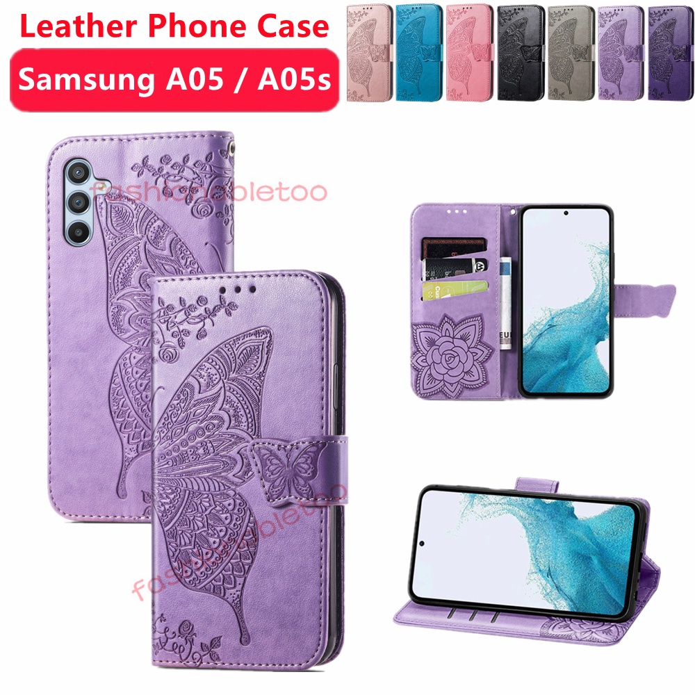 Jual Flip Leather Phone Case Untuk Samsung Galaxy A06 A16 A26 A36 A56 A05s A 05s A15 A25 A35 A55 ...