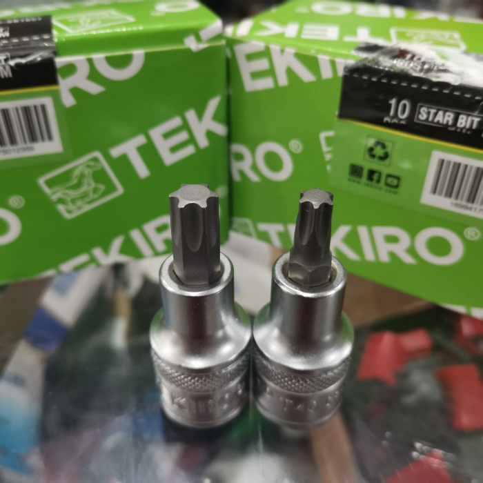 Jual TEKIRO 1/2" Star bit socket T40 T50 mata sok bintang shock bintang ...