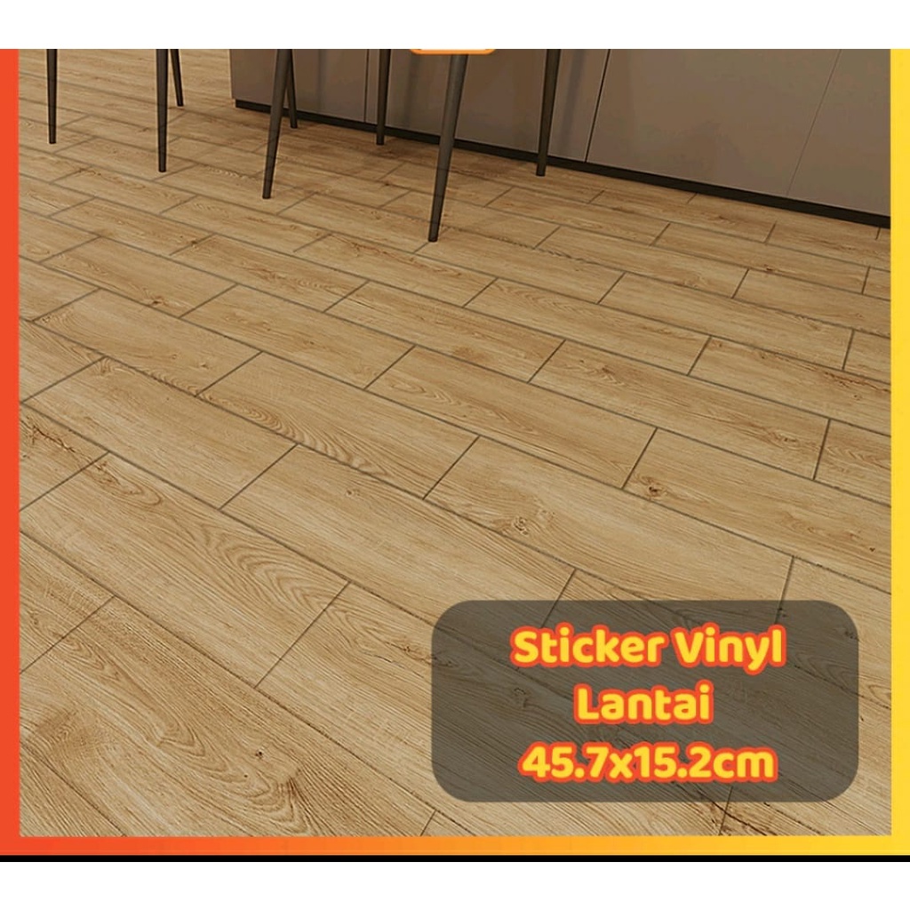 Jual Lantai Vinyl Foam Stiker Lantai Kayu Parket 45.7cm x 15.2cm ...