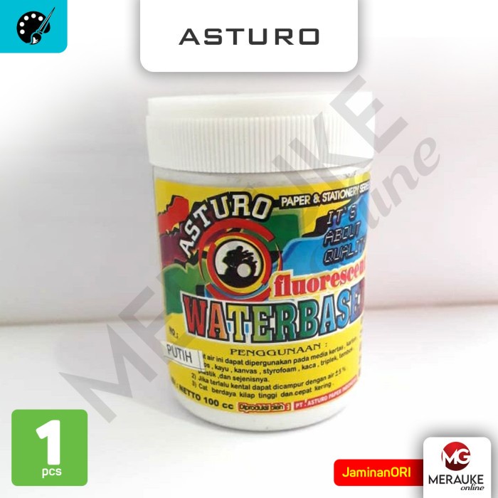 Jual Cat Poster ASTURO 100CC Putih | Shopee Indonesia