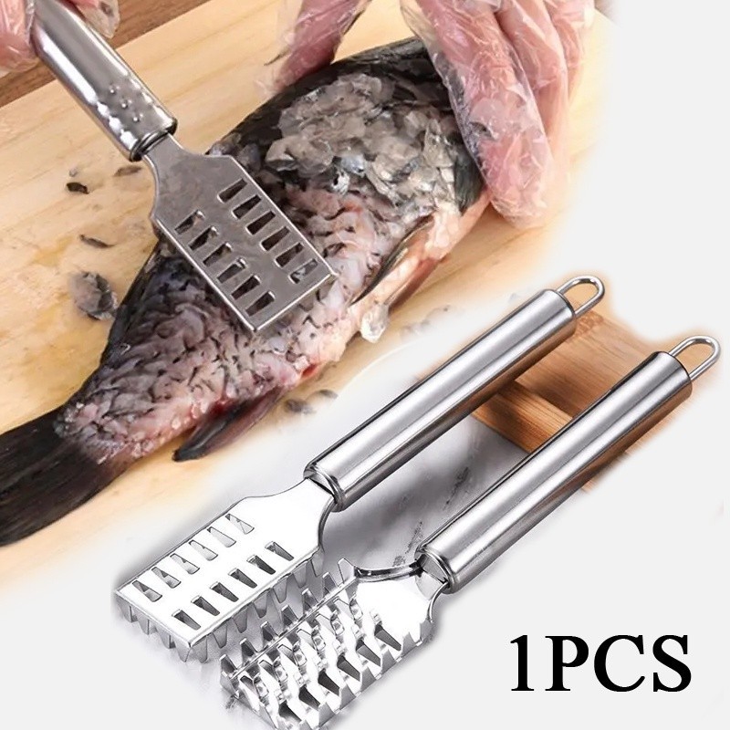 Jual Alat Pengikis Sisik Ikan Sikat Pembersih Cepat Stainless Tahan ...