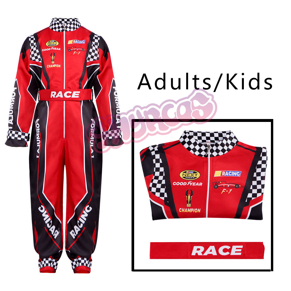 Jual Boy Racer Cosplay Costume Red Classic One-Piece Training Racing ...