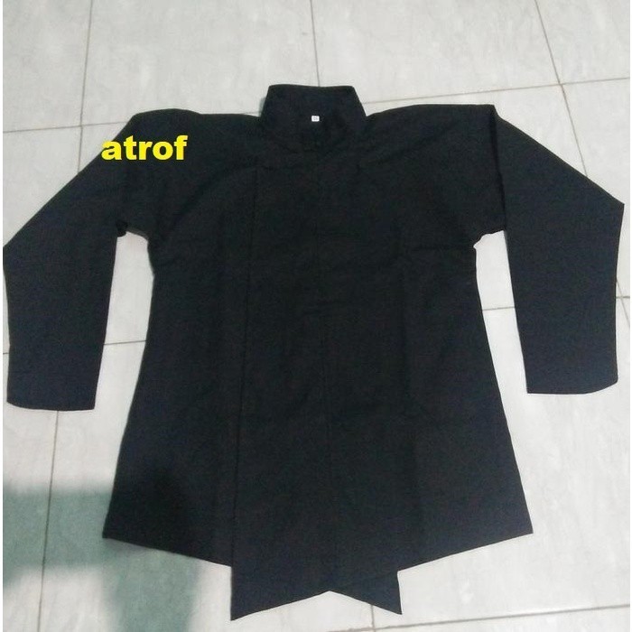 Jual Baju Surjan Hitam Polos Pria Dewasa / Baju adat jawa - aksesoris budaya | Shopee Indonesia