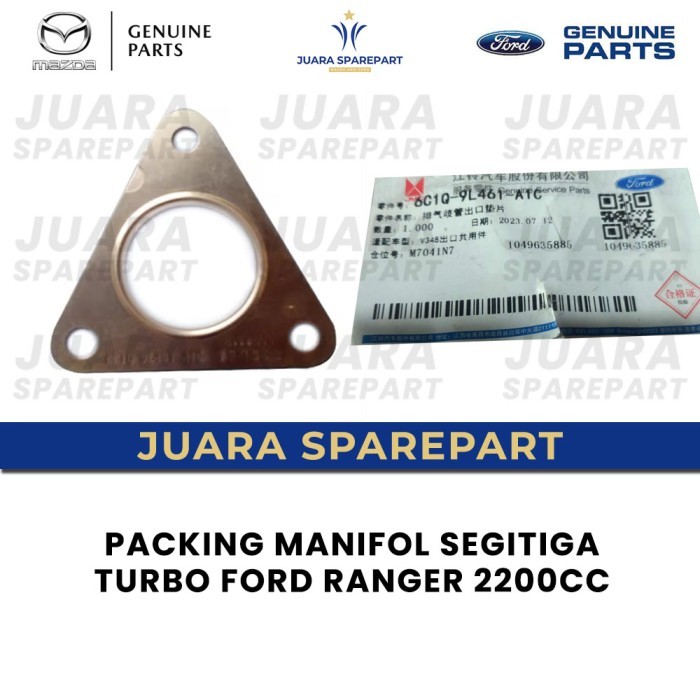 Jual packing manifol segitiga turbo ford ranger 2200cc | Shopee Indonesia