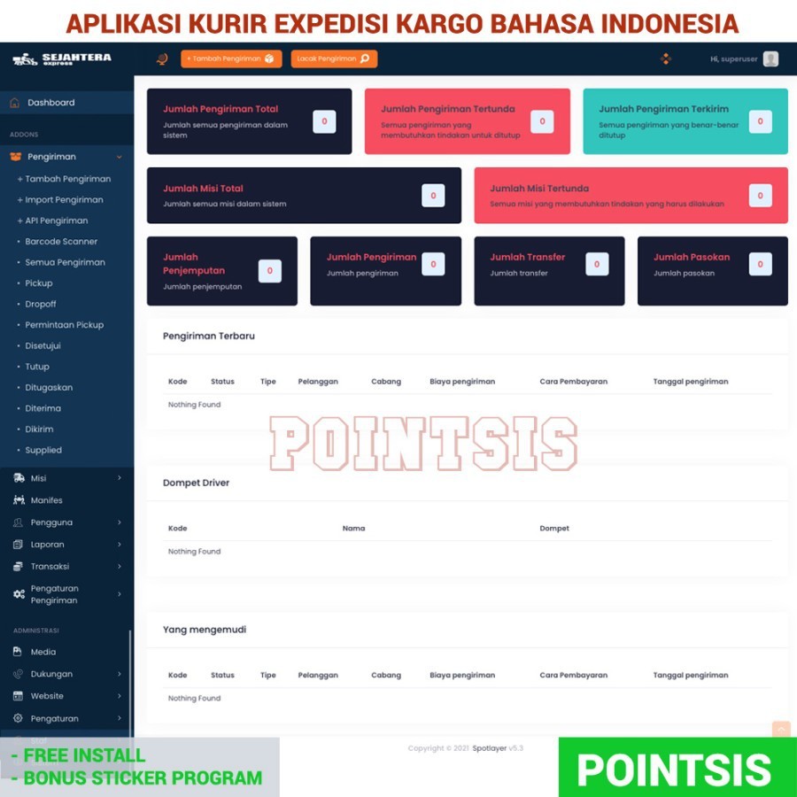 Jual DVD Aplikasi Program Kargo Ekspedisi Kurir Logistik Source Code | Shopee Indonesia