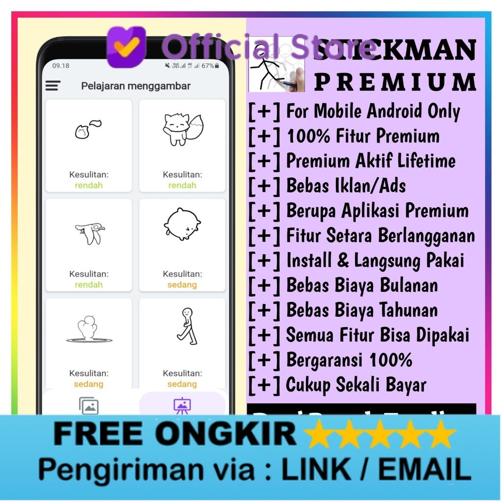 Jual Stickman Menggambar Animasi Pro Premium Android Lifetime | Shopee ...