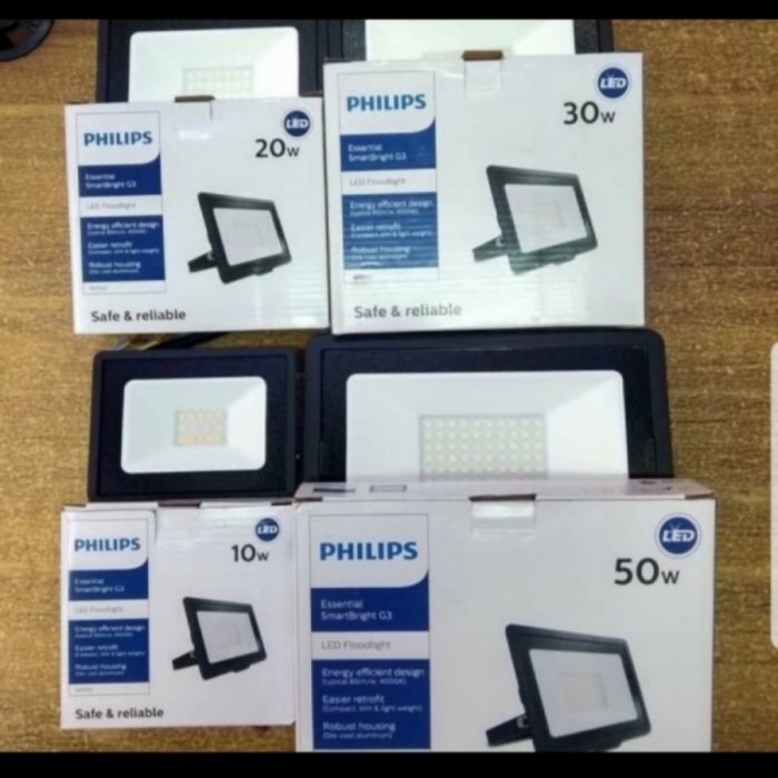 Jual Lampu tembak sorot philips led jalan 10w 20w 30w 50w outdoor taman bvp - Kuning, SOROT 10W ...