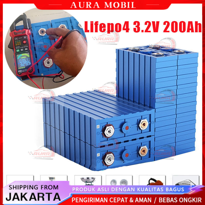 Jual Barang Baru Baterai Lifepo4【 CATL 200AH Baterai】Baterai Surya Kekuatan Besar 3.2V 30ah ...