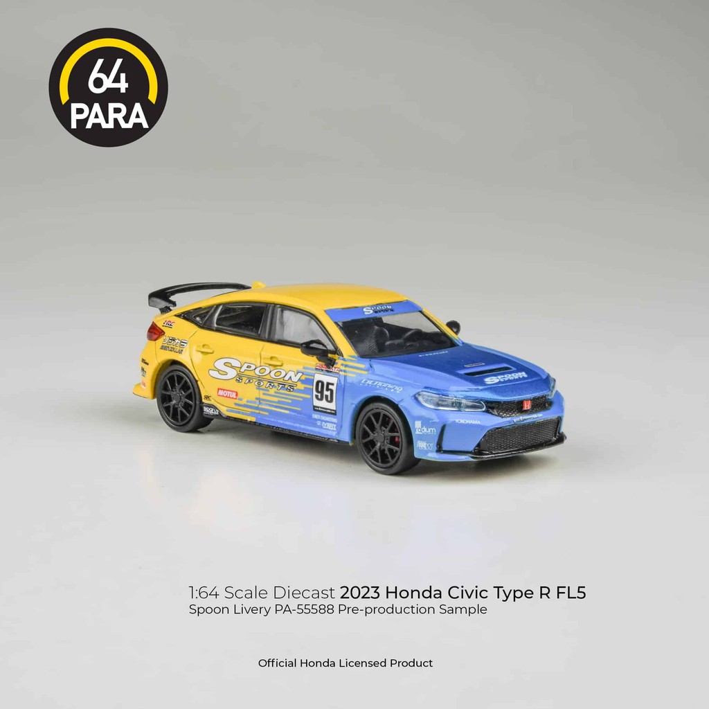 Jual PARA64 2023 HONDA CIVIC TYPE R FL5 SPOON LIVERY BIRU KUNING PARA ...