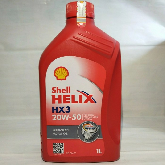 Jual Oli Mesin Shell Helix HX3 20w-50 1Liter | Shopee Indonesia