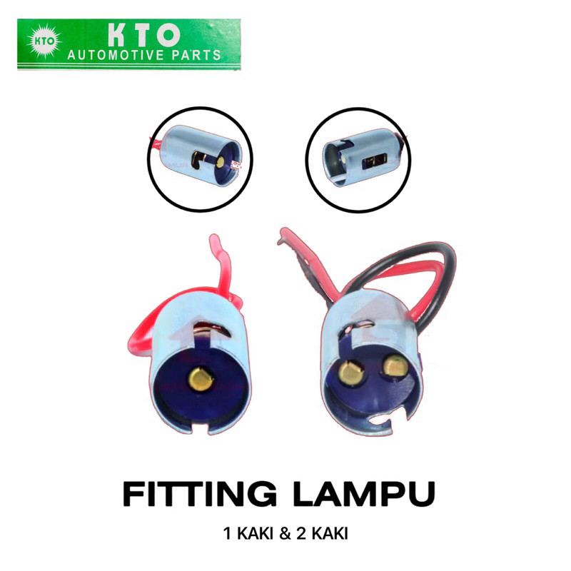 Jual Socket Fitting Soket Fitting Bohlam Lampu Rem Mobil Kaki 1 Kaki 2 ...
