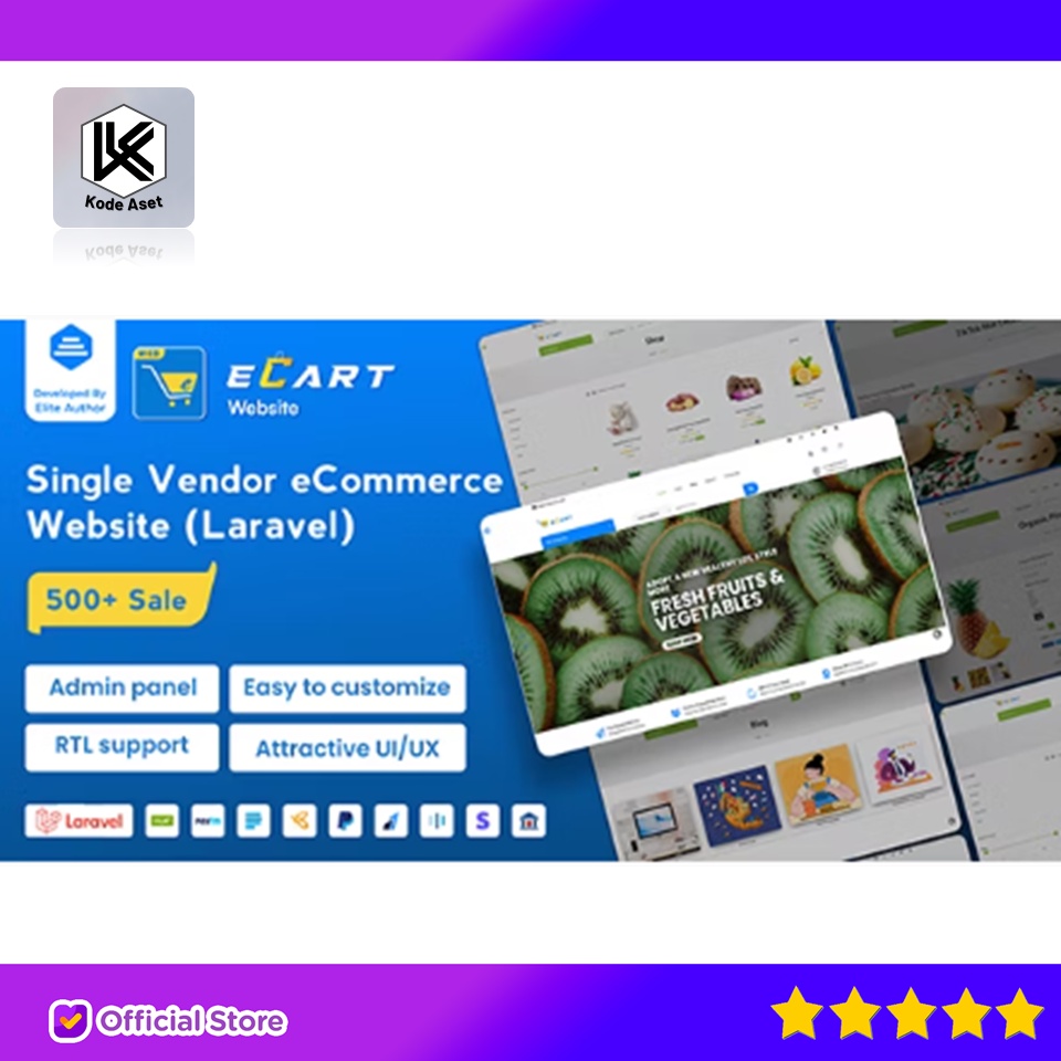 Jual SOURCE CODE APLIKASI ECART WEB- ECOMMERCE STORE WEBSITE WITH ...