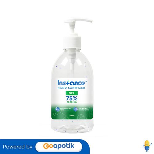 Jual Instance Alcohol 75% Hand Sanitizer Gel 500 Ml Botol | Shopee ...