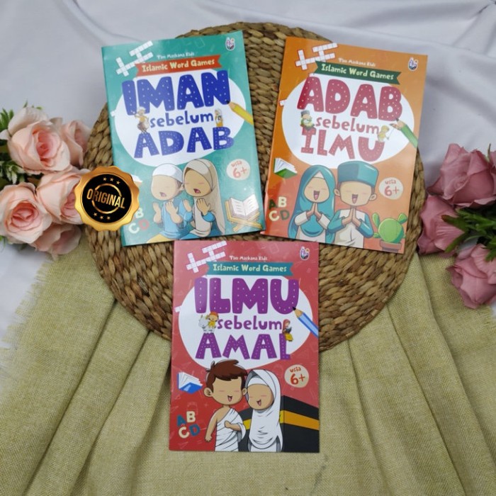 Jual Buku Islamic Word Games Iman Ilmu Adab Amal 3 Buku - Asli | Shopee ...