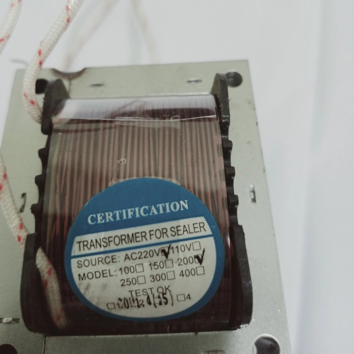 Jual TRAFO IMPULSE SEALER 300/200/TRAFO ALAT PRESS PLASTIK - trafo ...