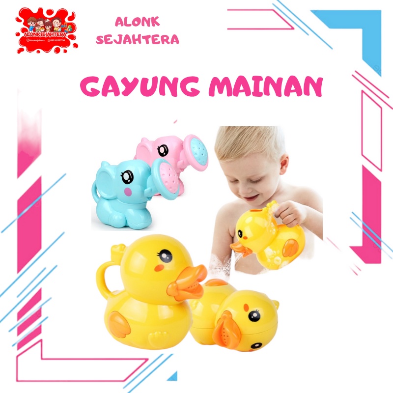Jual [ALONK.S] Mainan Sprinkle Anak Bayi Gayung Mainan Mandi Bentuk ...