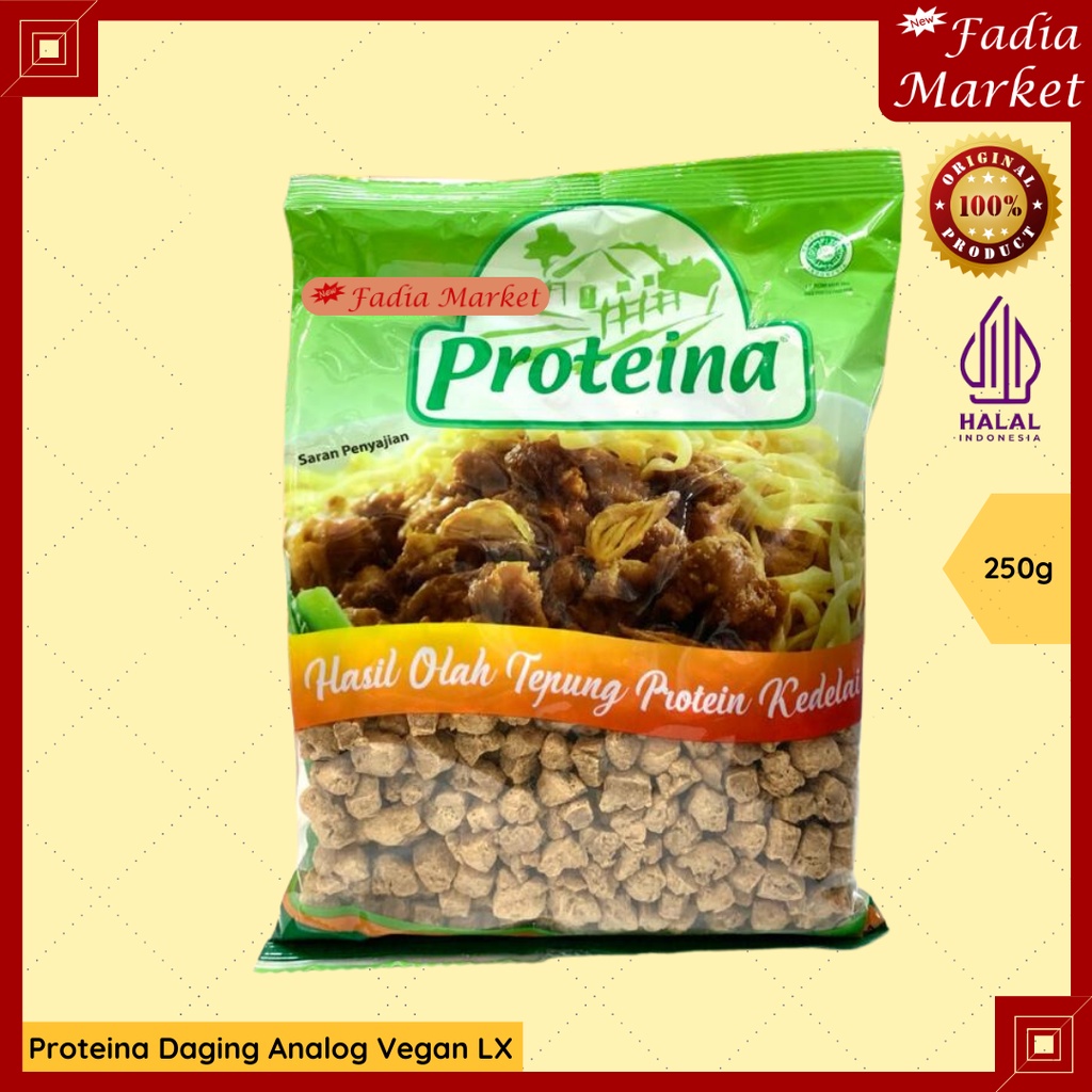 Jual Proteina Pengganti Daging Analog Kedelai Vegetarian Vegan Ciak Jai ...