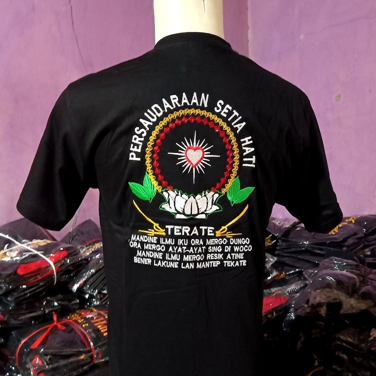 Jual KAOS PSHT BORDIR KEREN KAOS PSHT SIMPEL TERBARU KAOS PSHT MURAH ...