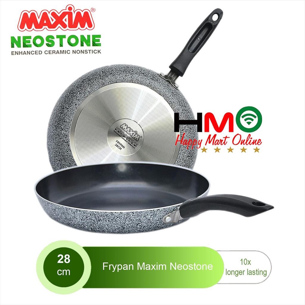Jual Frypan Maxim Neostone 20 22 24 26 28 CM Panci Wajan Ceramic Wok Anti Lengket Maxim Neo ...