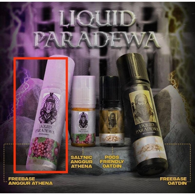 Jual Liquid FREEBASE Para Dewa Athena 60ml 3mg | Shopee Indonesia