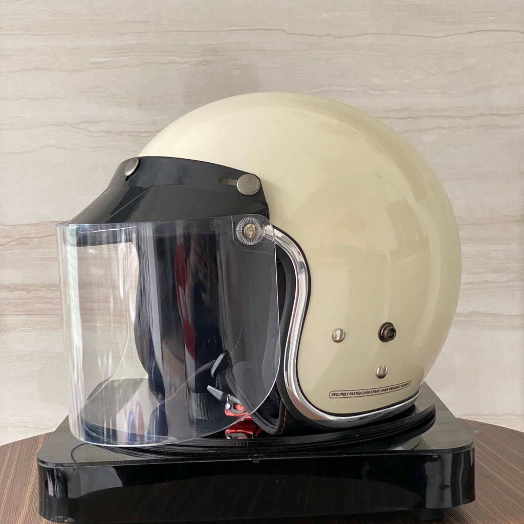Jual Helm List Chrome free Kardus Helm Kualitas SNI Busa Knockdown ...