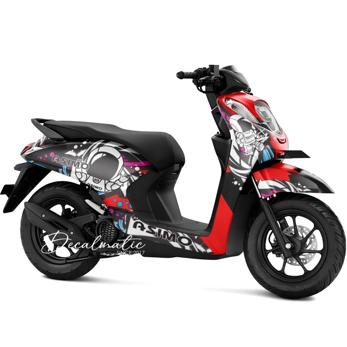 Jual Stiker Full Body Decal Variasi Motor Honda Genio - Robot Asimo ...