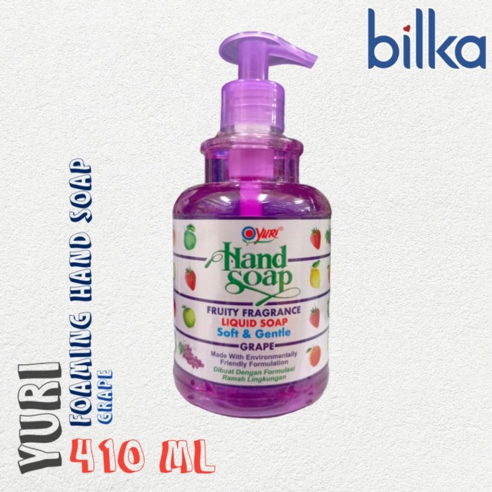 Jual YURI Hand Soap Grape Pump 410ml | Shopee Indonesia