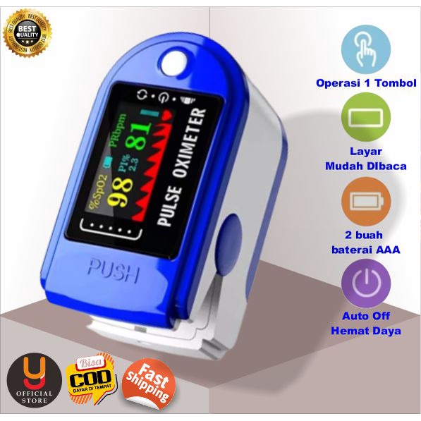 Jual Fingertip Pulse Digital Oxymeter Oximeter Oksimeter Alat Ukur ...