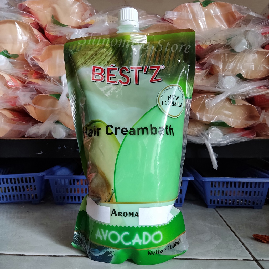 Jual CREAMBATH RAMBUT AROMA AVOCADO 1 KG BESTZ 3G / HAIR CREAMBATH ...