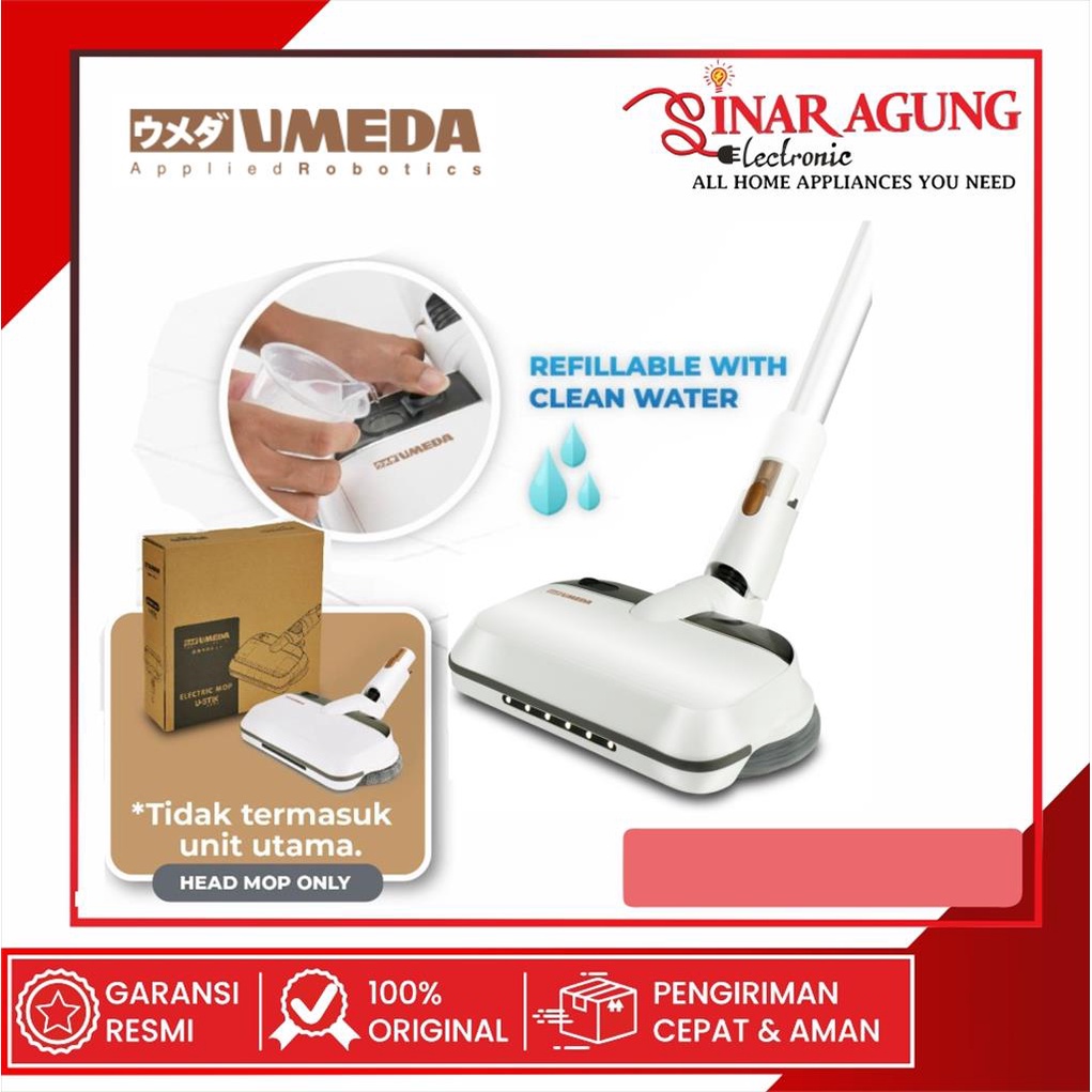Jual UMEDA U-STIK ELECTRIC MOP / ALAT PEL DUAL SPINNING MOPS | Shopee ...