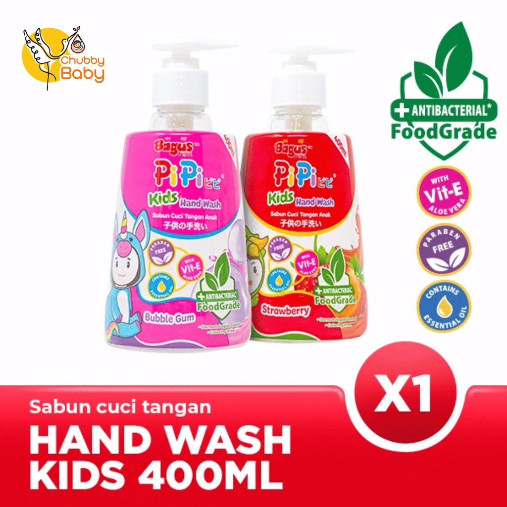 Jual Bagus Pipi Kids Hand Wash Botol 400ml | Sabun Cuci Tangan | Shopee ...