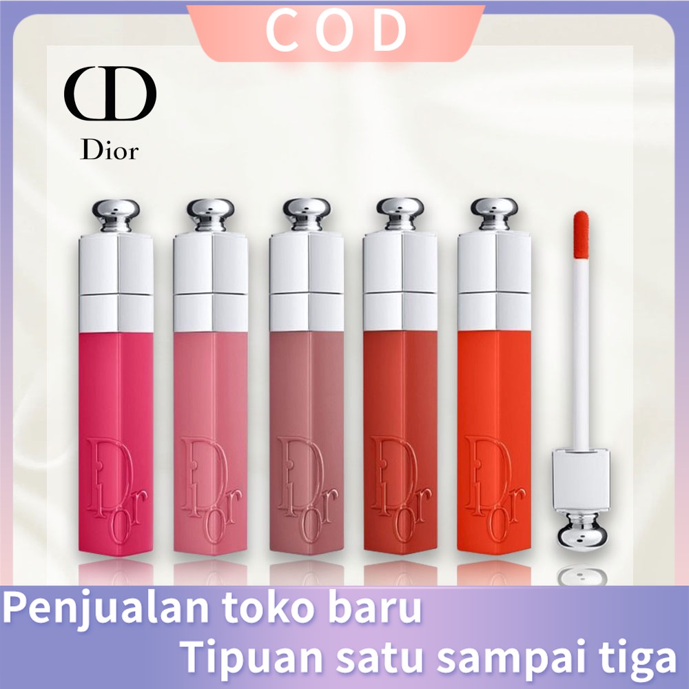 Jual (COD) DIOR Addict Lip tint Hydrating no-transfer lip tint 5ml/0.16 oz D.i.o.r Addict Lip ...
