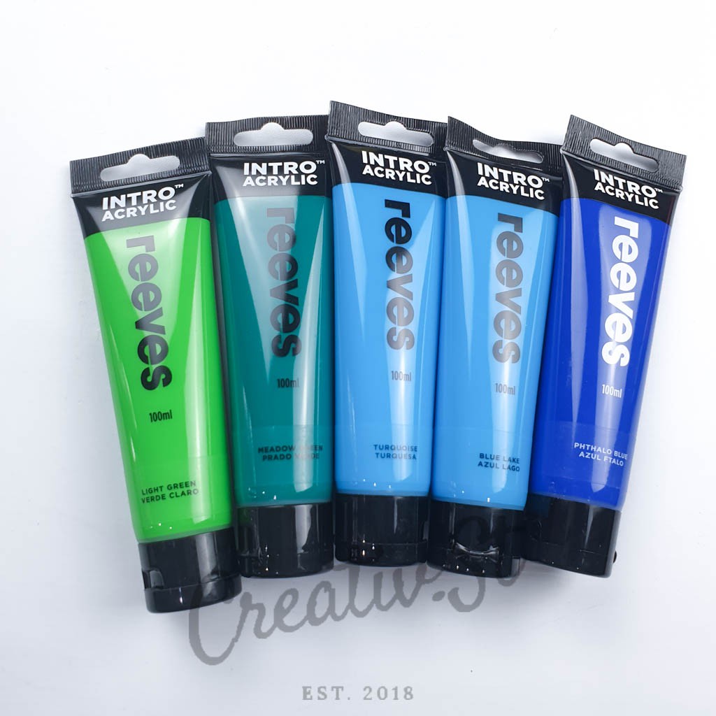 Jual UM1 REEVES Intro Cat Acrylic 120 Ml Paint Acrylic Colour Part 2 ...