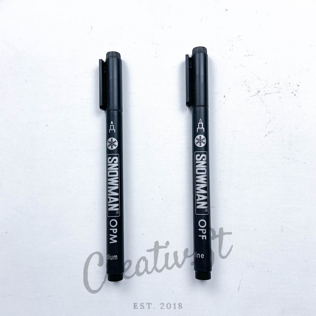 Jual SNOWMAN Spidol Marker Ohp Permanen Tipe Opm/Opf | Shopee Indonesia